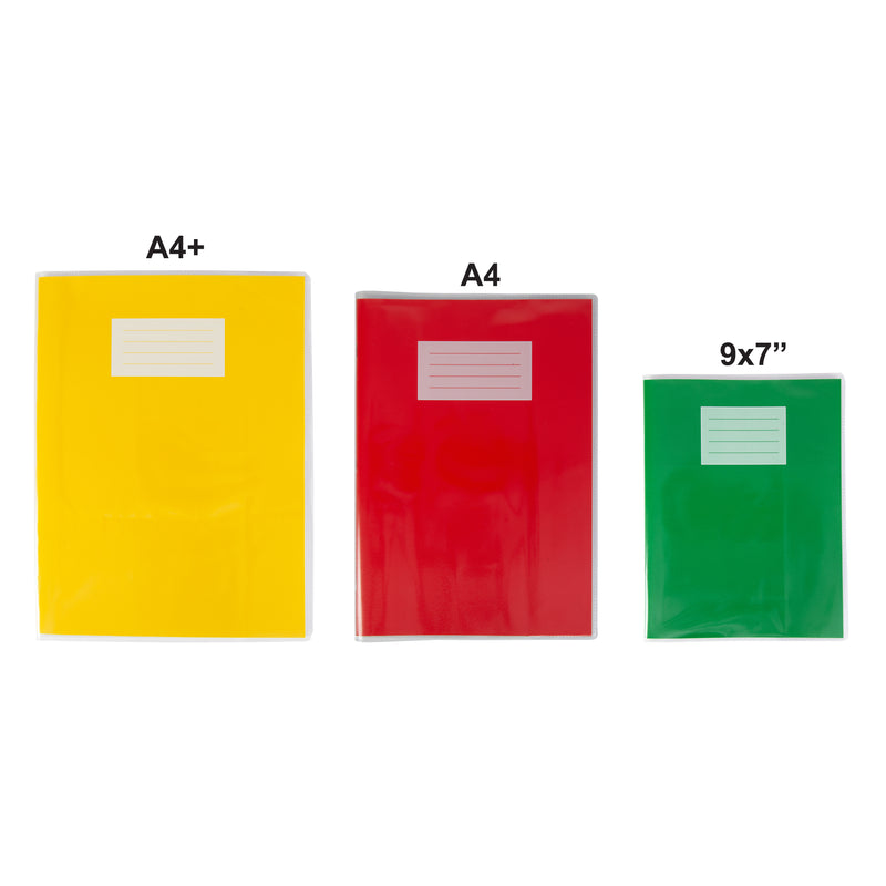 Clear Plastic Exercise Book Covers - Pack 100 - Exercise Books